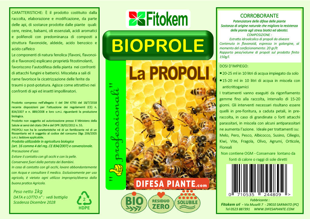 Propoli BIOPROLE 1KG | Corroborante Per piante | Aiuto per la pianta c ...